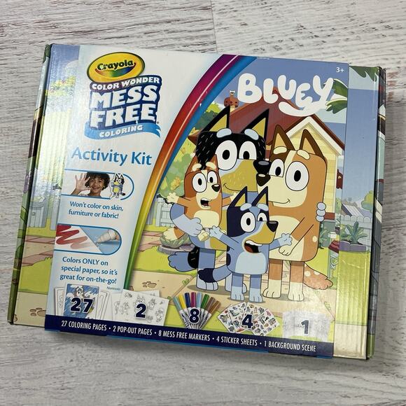 Crayola | Toys | Crayola Color Wonder Activity Kit Bluey | Poshmark